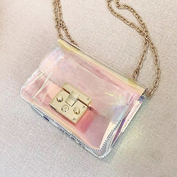 Bags | Holo Pvc Bag | Poshmark